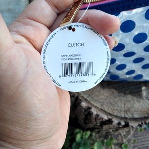 Modella | Bags | Modella Clear Polka Dot Clutch | Poshmark